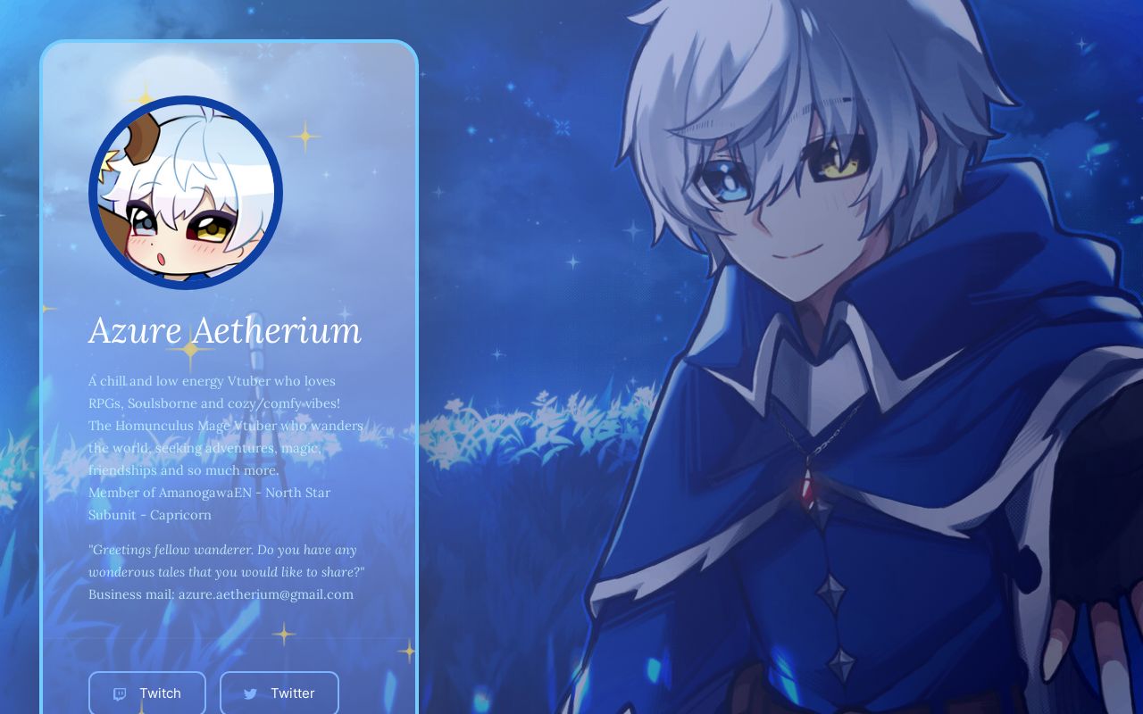 Azure Aetherium's Carrd